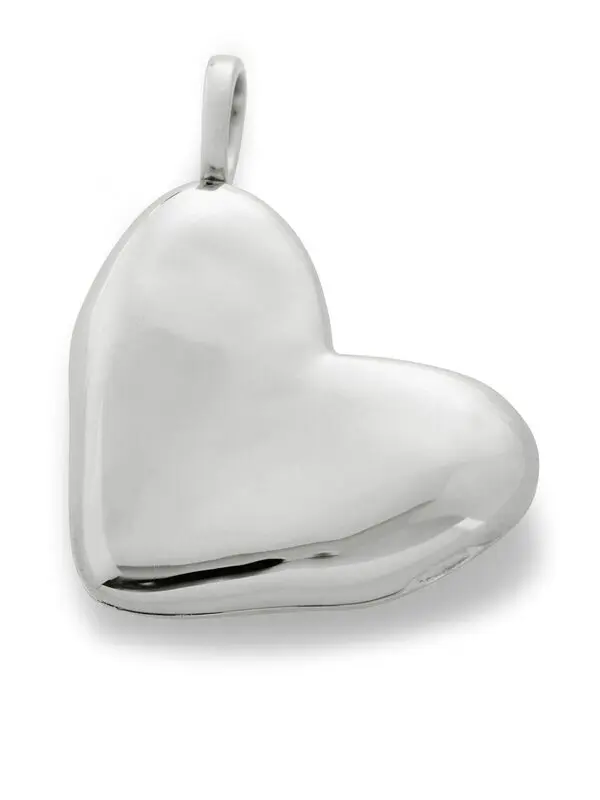 Monica Vinader Recycled- Heart Locket - Silver