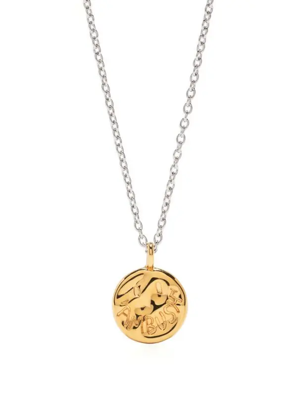 Ambush Smiley Charm Necklace - Silver | Editorialist