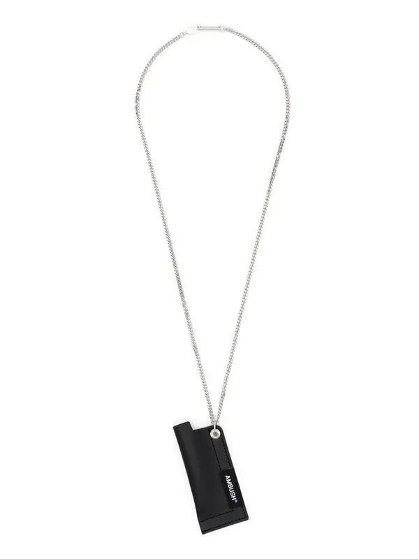 AMBUSH Leather Lighter Case Necklace