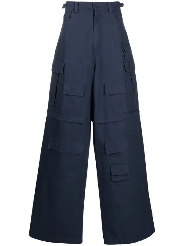 AMBUSH Multiple-pocket Cargo Trousers - Blue