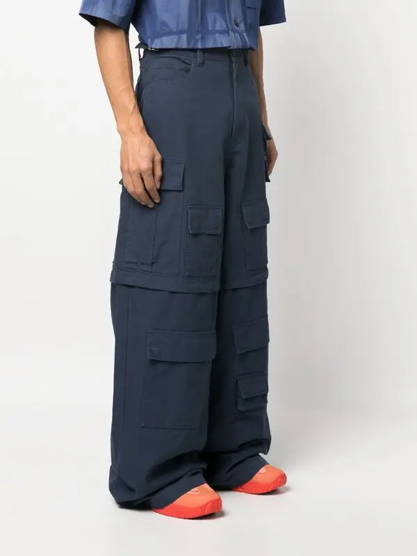 AMBUSH Multiple-pocket Cargo Trousers - Blue