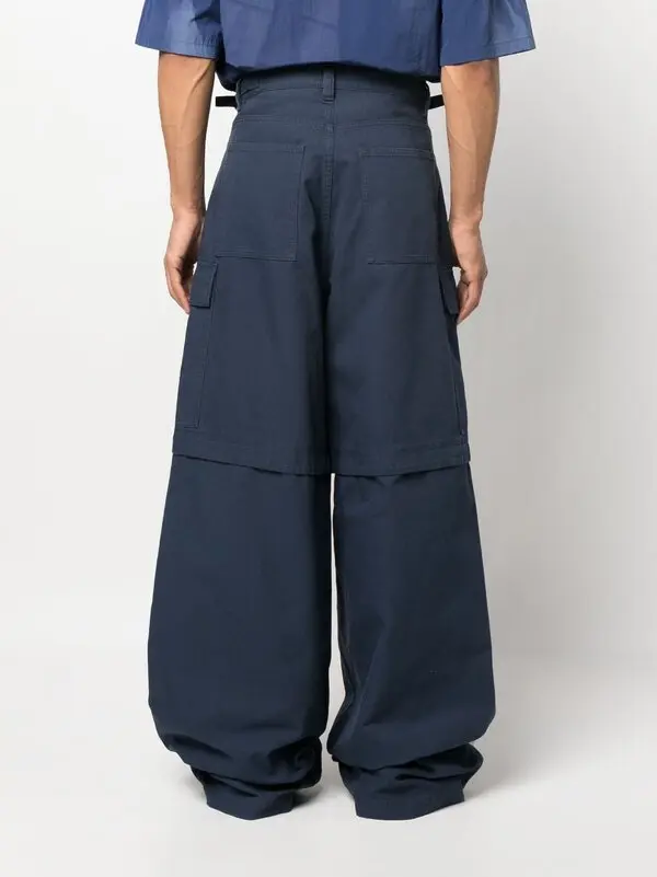 AMBUSH Multiple-pocket Cargo Trousers - Blue