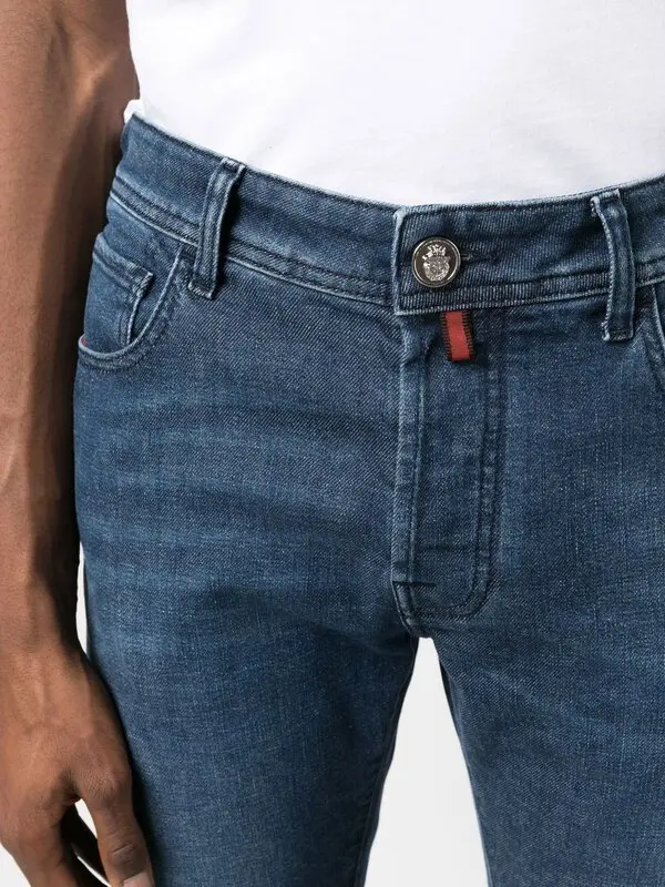 BILLIONAIRE Mid-rise Straight Leg Jeans