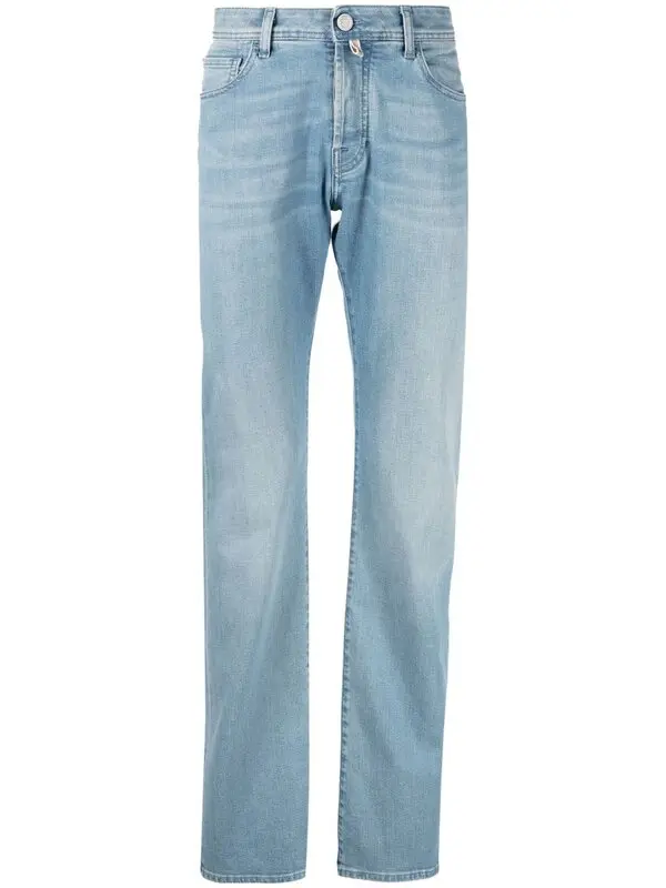 BILLIONAIRE Mid-rise Straight Leg Jeans