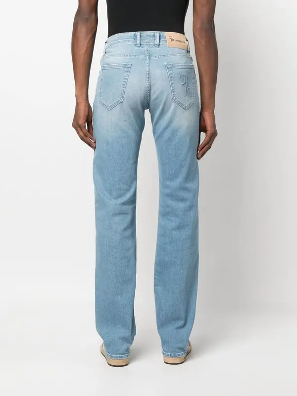 BILLIONAIRE Mid-rise Straight Leg Jeans