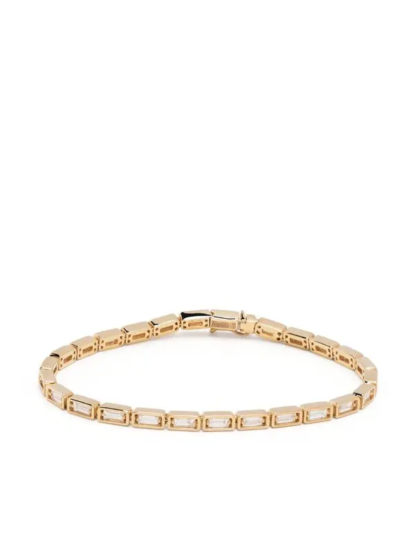 SUZANNE KALAN 18kt Yellow Diamond Tennis Bracelet - Gold