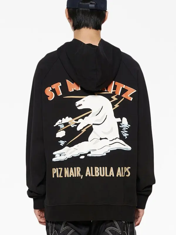 Bally Graphic-print Cotton Hoodie