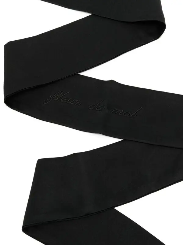 FLEUR DU MAL Silk Blindfold - Black