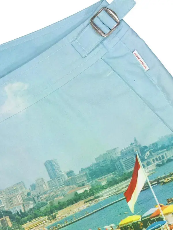 Orlebar Brown Bulldog Monte Carlo-print Swim Shorts - Blue