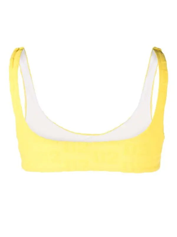 Dsquared2 Flocked-logo Bikini Top