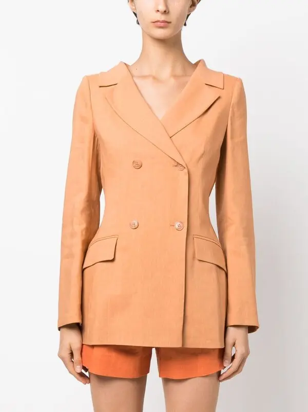 Alberta Ferretti Notched-lapels Double-breasted Blazer
