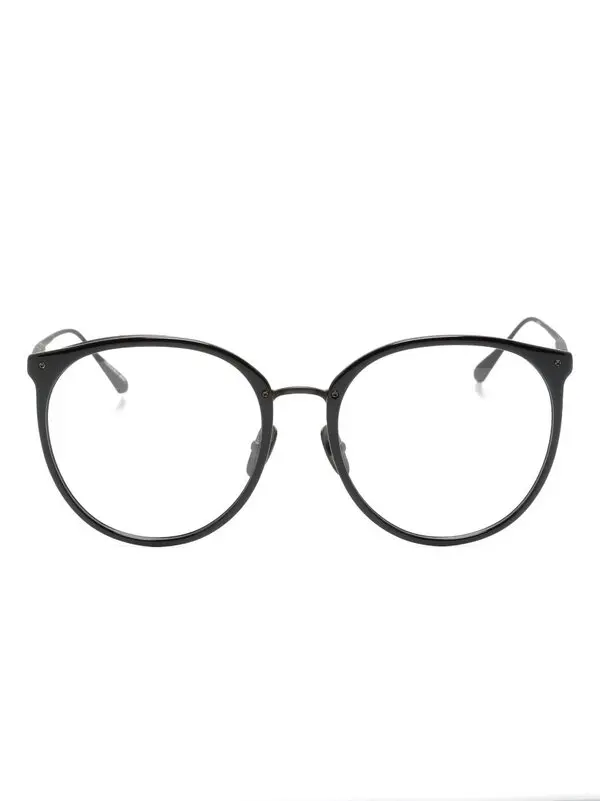 Linda Farrow Calthorpe Oval-frame Glasses - Black