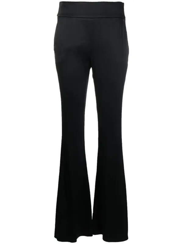 GENNY Flared Trousers - Black