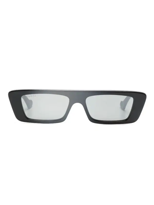 Gucci Rectangular Frame Sunglasses - Black