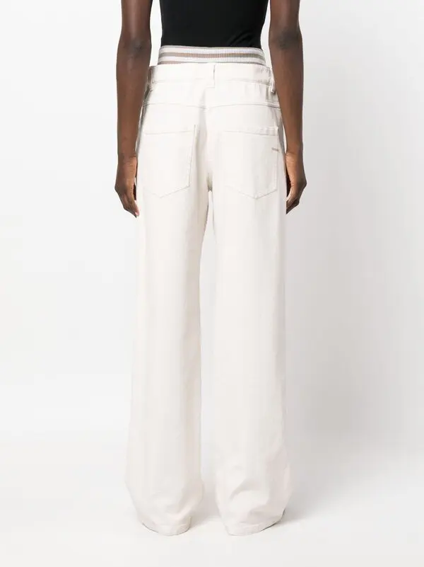 Brunello Cucinelli Mid-rise Wide-leg Trousers