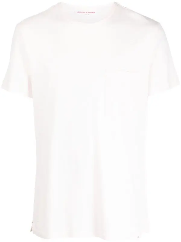 Orlebar Brown Chest-pocket Cotton T-shirt - Pink