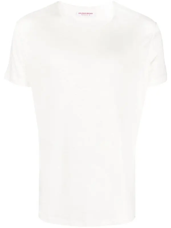 Orlebar Brown Crew-neck Linen T-shirt - White