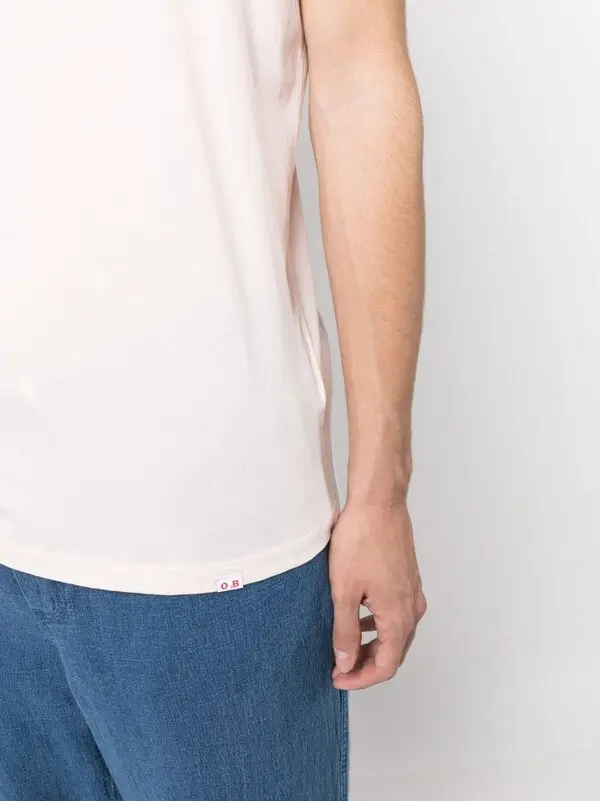 Orlebar Brown Short-sleeve Cotton T-shirt - Pink