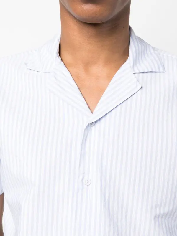 Orlebar Brown Travis Striped Short-sleeve Shirt