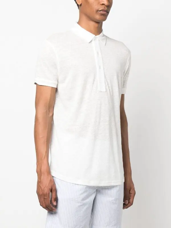 Orlebar Brown Sebastian Short-sleeve Linen Polo Shirt