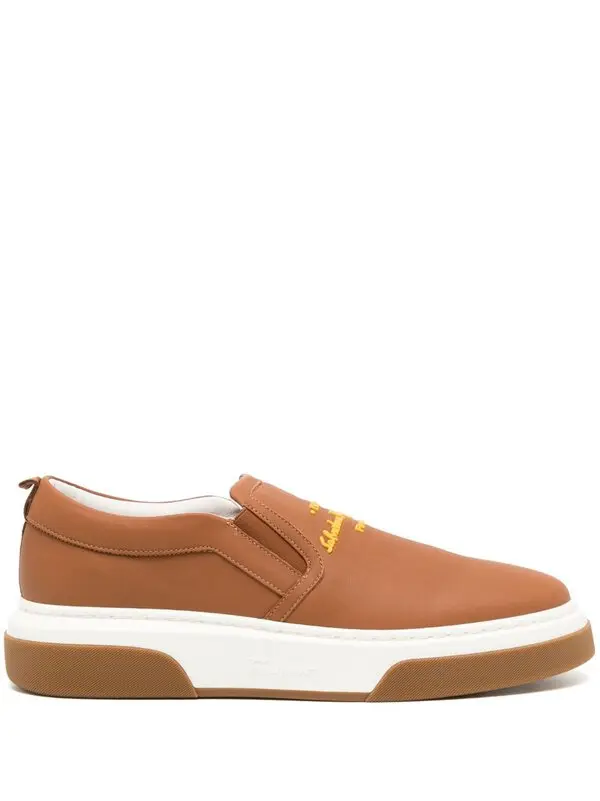 FERRAGAMO Cassina Embossed-logo Sneakers
