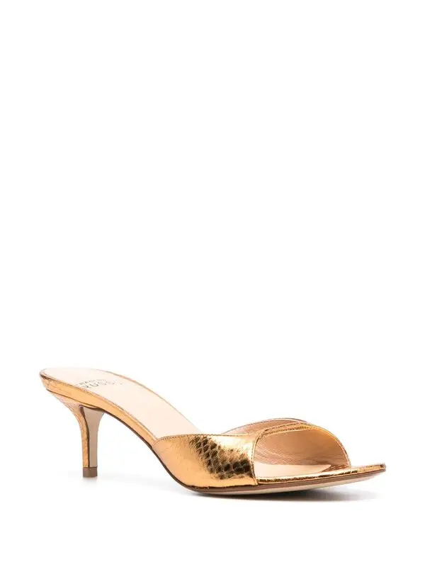 FRANCESCO RUSSO 65mm Leather Sandals
