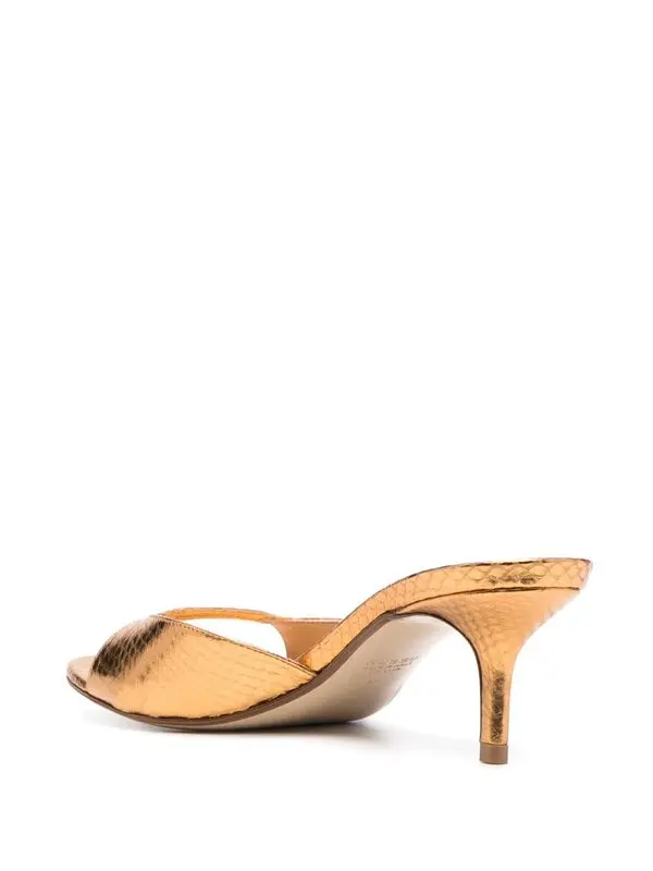 FRANCESCO RUSSO 65mm Leather Sandals