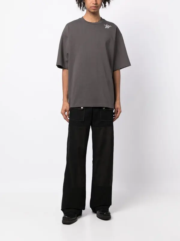 We11Done Drop-shoulder Cotton T-shirt