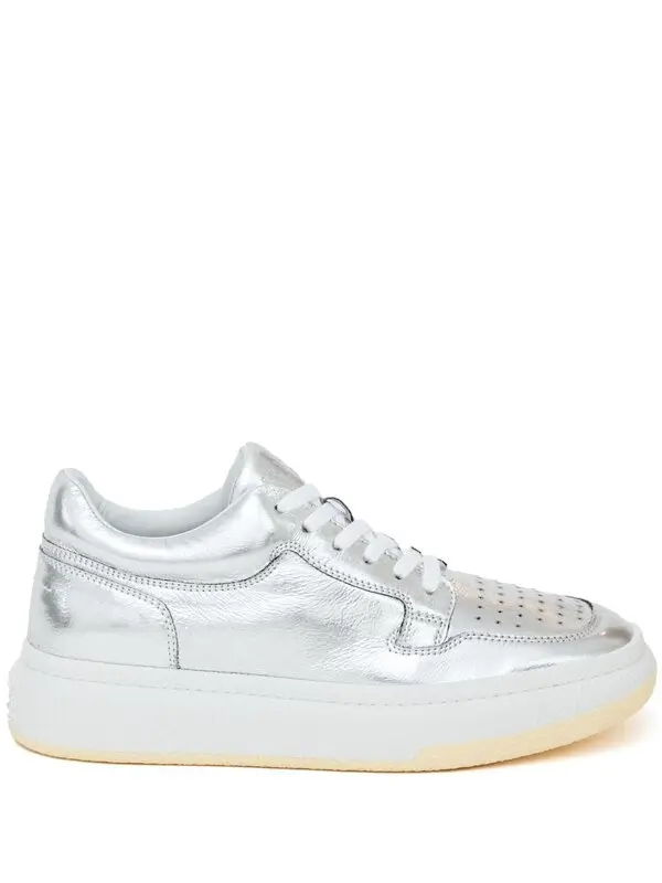 MAISON MARGIELA Lace-up Sneakers - Silver