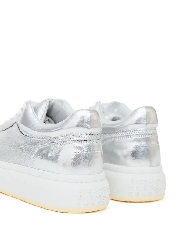 MAISON MARGIELA Lace-up Sneakers - Silver