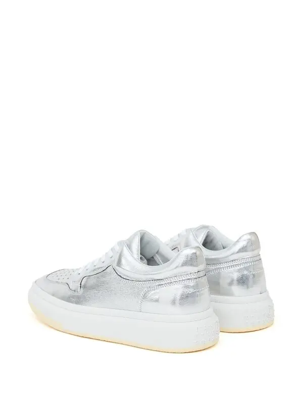 MAISON MARGIELA Lace-up Sneakers - Silver