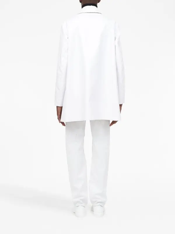 MAISON MARGIELA Double-breasted Coat - White