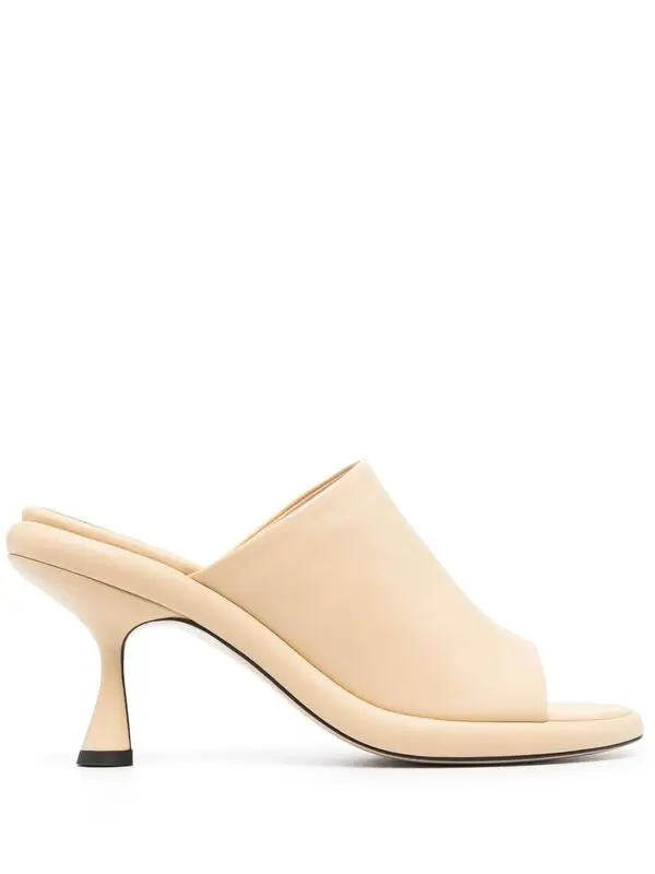 WANDLER 80mm Leather Slip-on Sandals