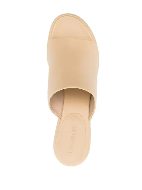 WANDLER 80mm Leather Slip-on Sandals