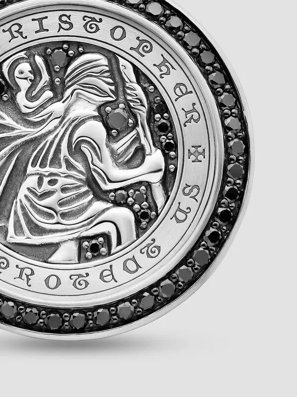 David Yurman St. Christopher Amulet In Sterling Silver