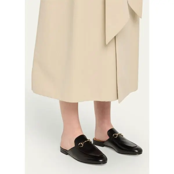 Gucci Princetown Leather Mules - Camel