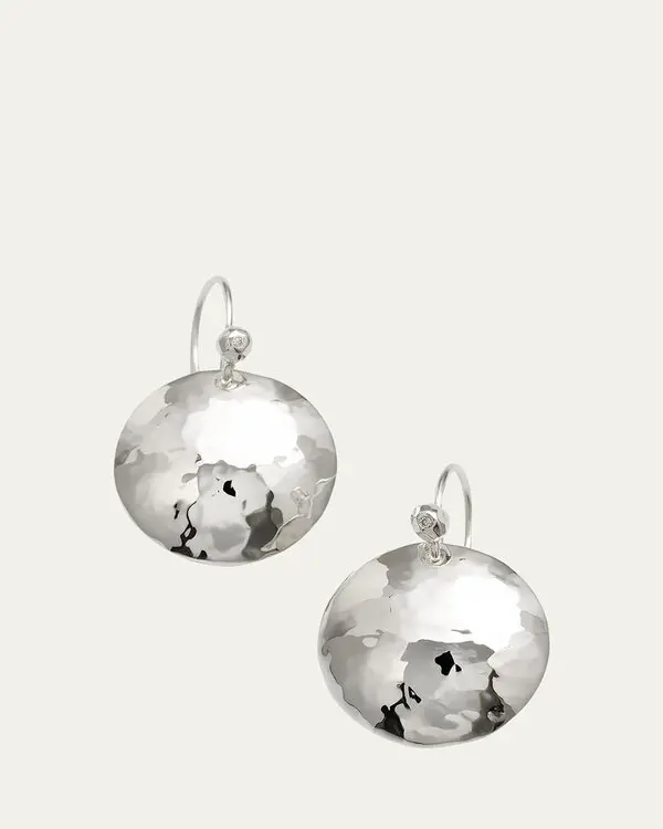 Ippolita Sterling Disc Diamond Earrings