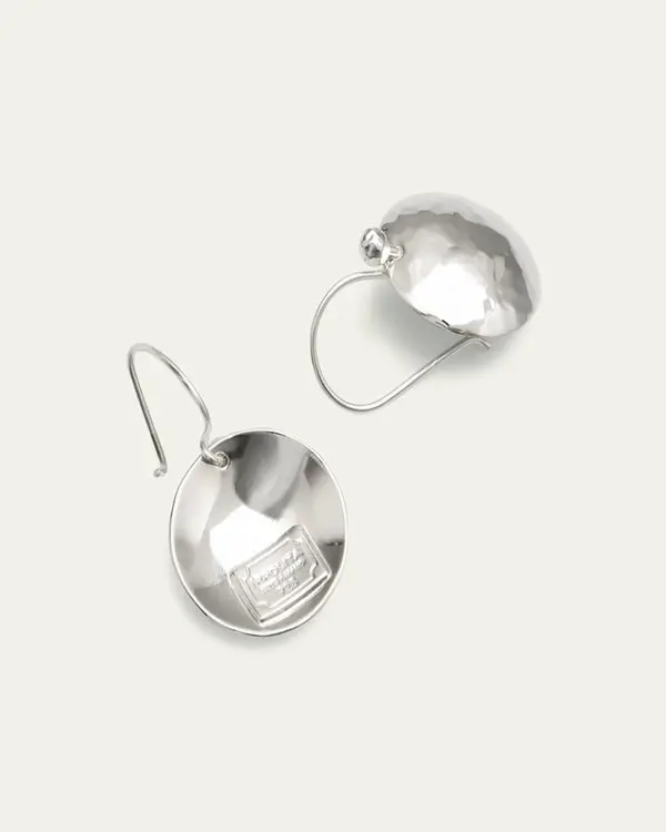 Ippolita Sterling Disc Diamond Earrings