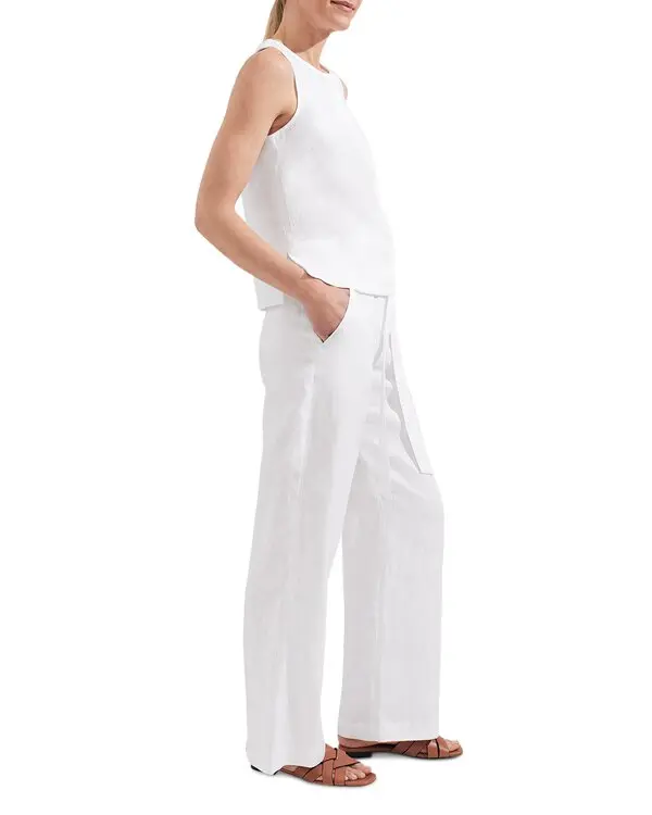 HOBBS LONDON Jacqui Linen Trousers