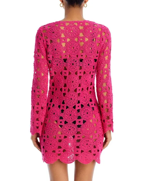 Aqua Swim Crochet Cover Up Dress Exclusive