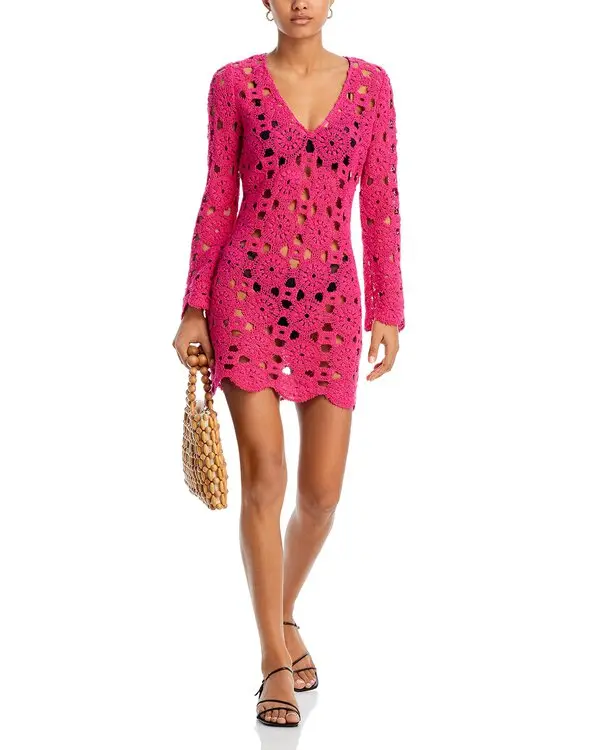 Aqua Swim Crochet Cover Up Dress Exclusive