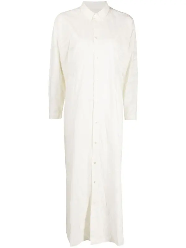 Toogood The Draughtsman Shirt Dress In White - 35% Off | Editorialist