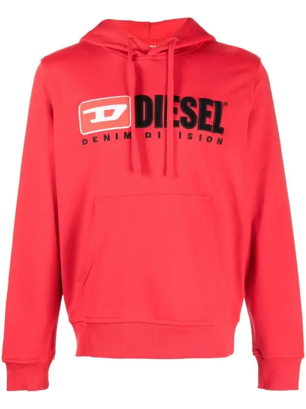 DIESEL® Logo-patch Cotton-blend Hoodie