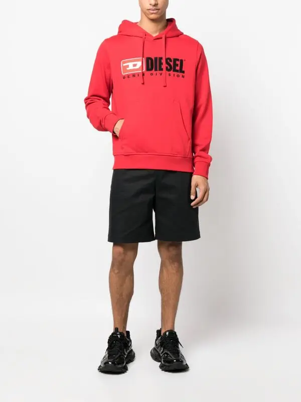 DIESEL® Logo-patch Cotton-blend Hoodie