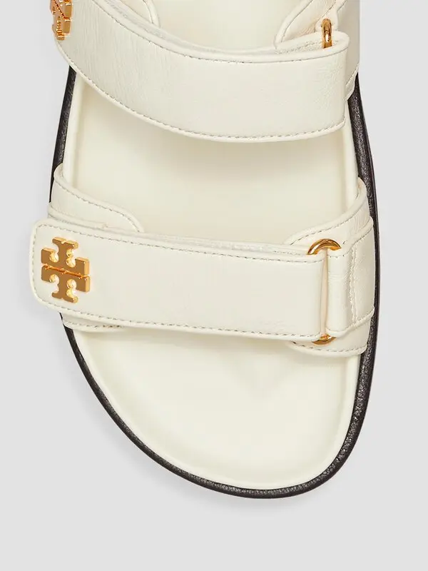 Tory Burch Kira Sport Leather Sandals - Ivory