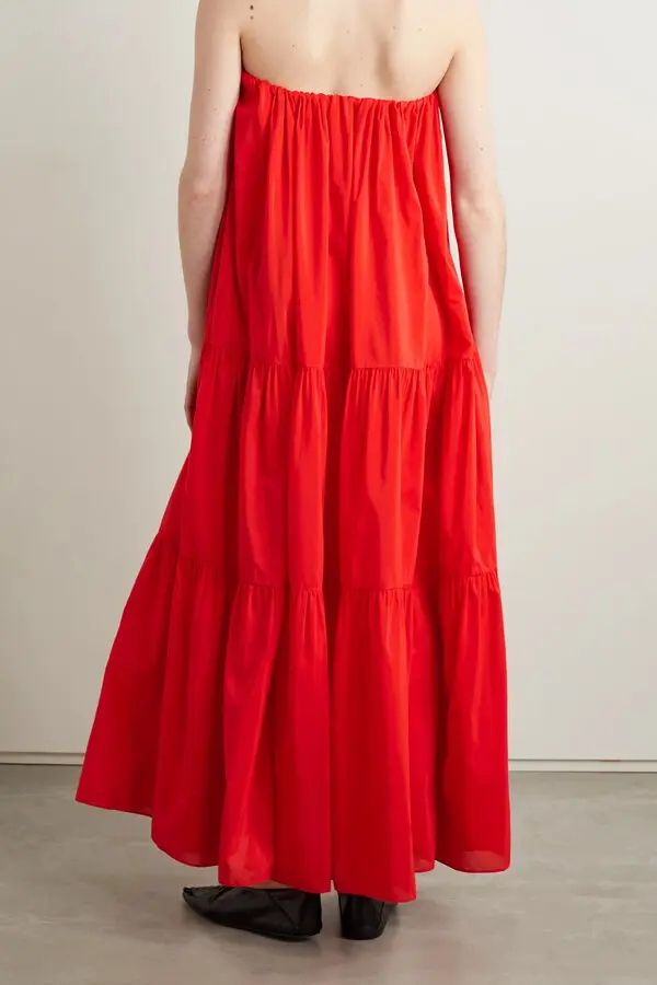 strapless open back dress Matteau Sheer Cami Dress main image 1