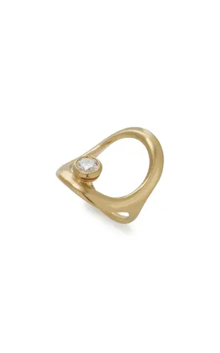WHITE/SPACE Continuity 14k Yellow Gold Diamond Ring
