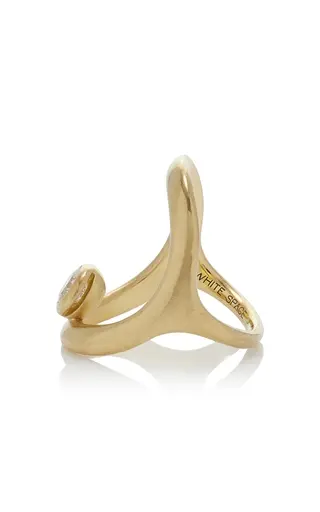 WHITE/SPACE Continuity 14k Yellow Gold Diamond Ring