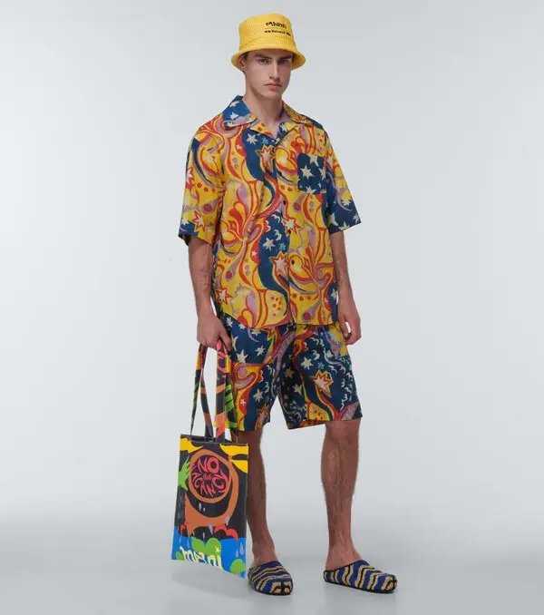 Marni X No Vacancy Inn Printed Tote