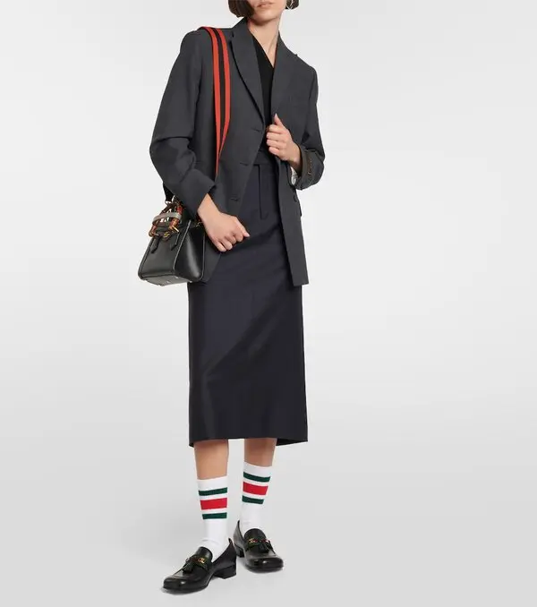Gucci Interlocking G Crew Socks
